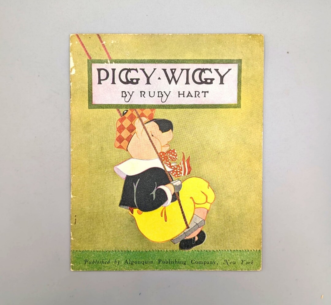 Ruby Hart Piggy-wiggy Rare Vintage 1st Edition Illustrated - Etsy