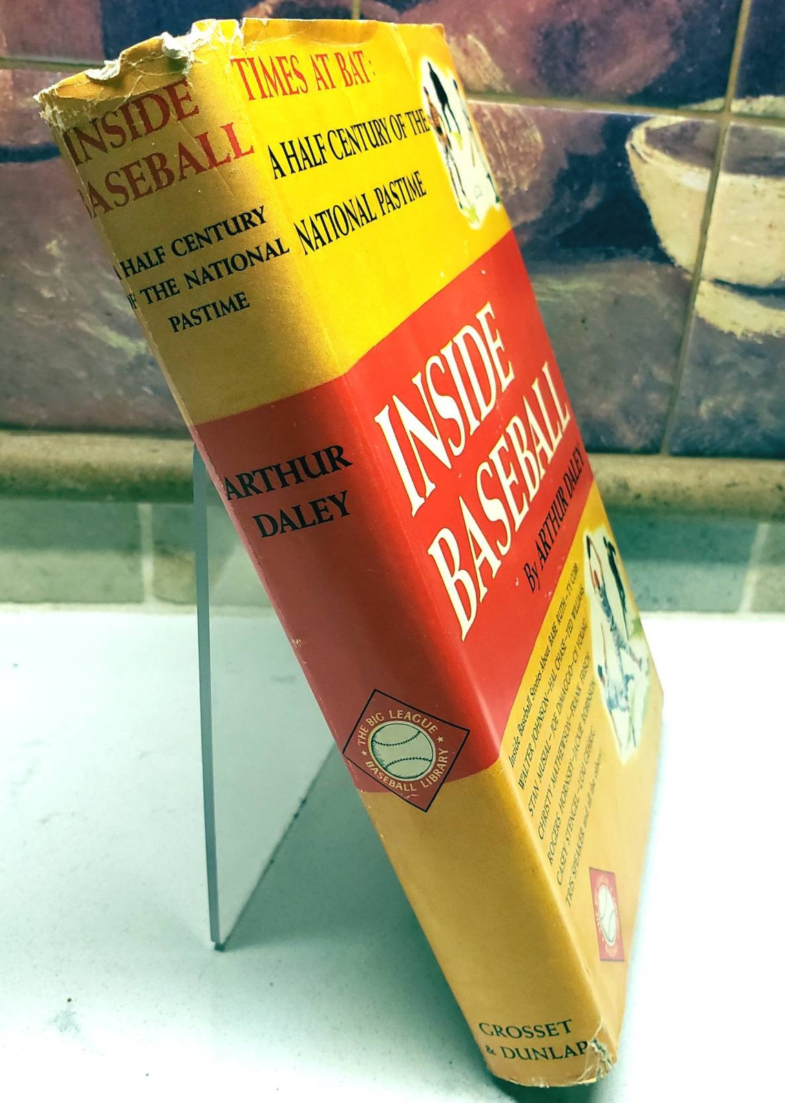 Arthur Daley, Inside Baseball, Vintage Baseball Book w/ Dust Jacket ...