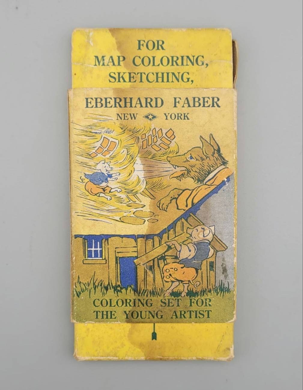 Eberhard Faber Three Little Pigs Pencils 174 Vintage Color - Etsy