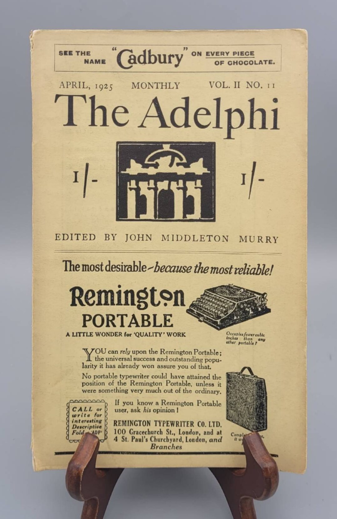 The Adelphi, Vol. II No. 11, Vintage Literary Journal - Featuring Maxim ...