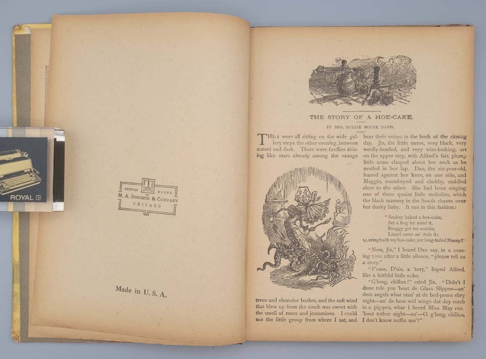 Mrs. Mollie Moore Davis, Bright Eyes, Vintage Illustrated Hardcover ...