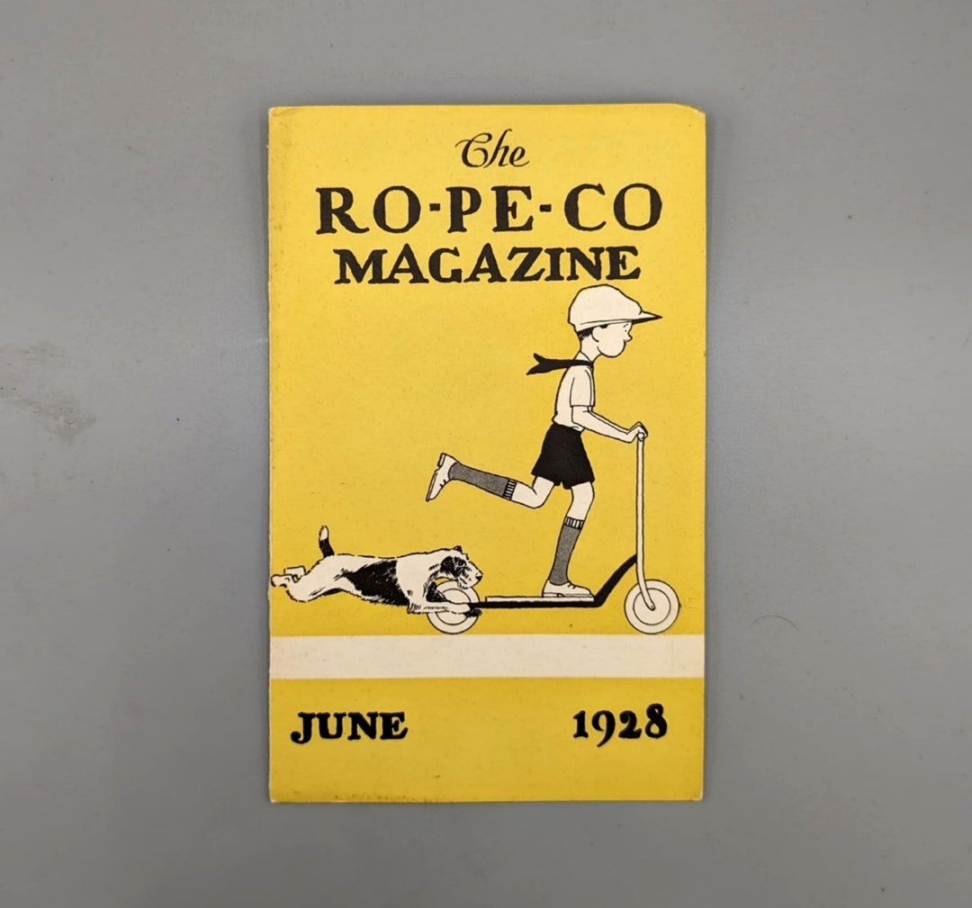 The Ropeco Magazine, June Issue, Vintage Illustrated Children's ...