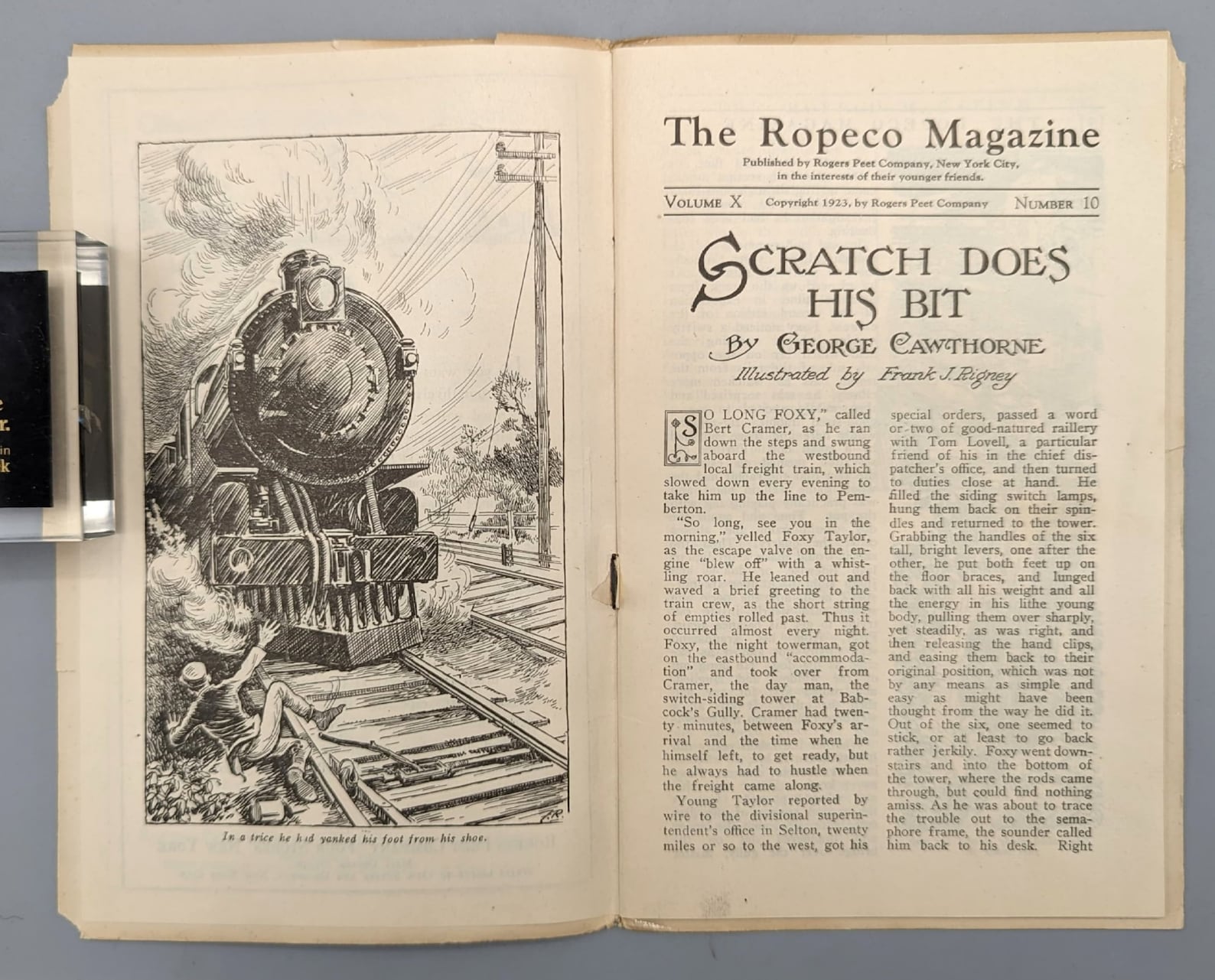 The Ropeco Magazine, August Issue, Vintage Illustrated Children's ...