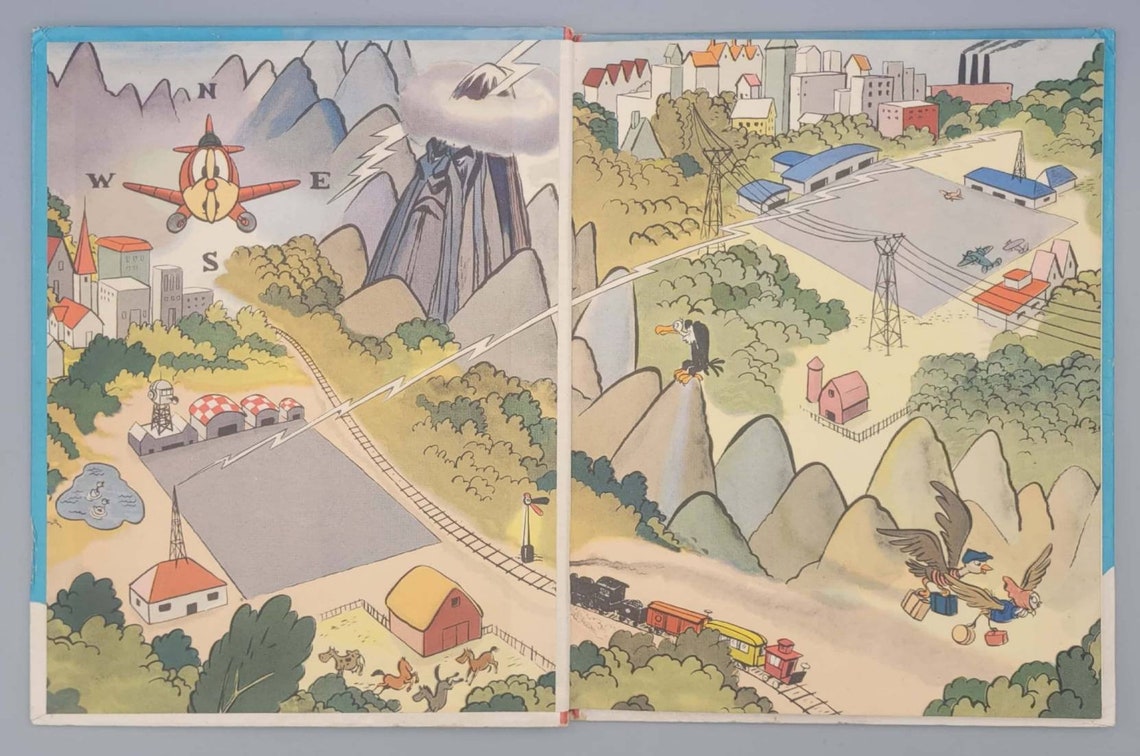 Walt Disney Pedro: the Story of a Little Airplane Rare - Etsy