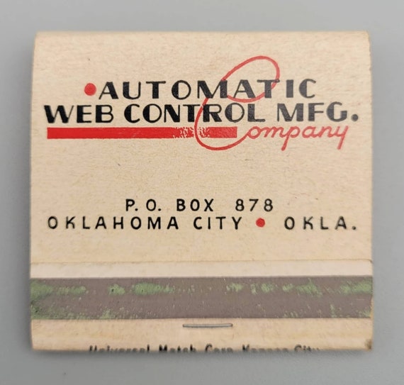 Vintage Full & Unstruck Front Strike Matchbook Automatic Web - Etsy