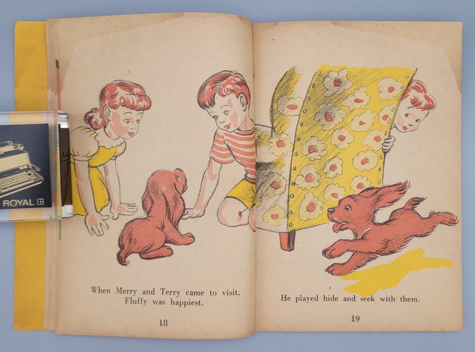 Olga Cabral, the Story of Fluffy the Show Dog, Vintage Softcover ...