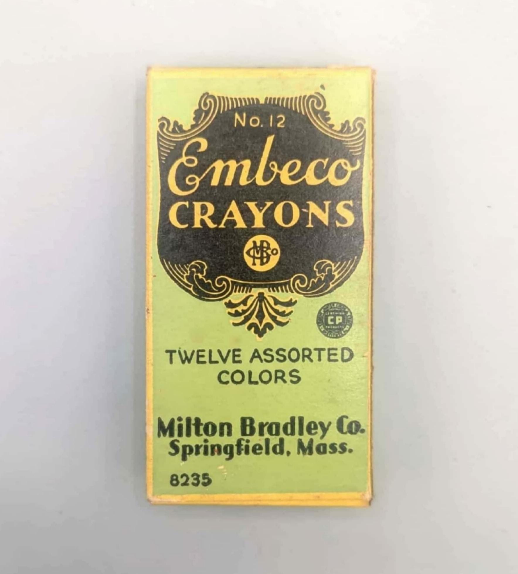 Milton Bradley Co., Embeco Crayons, No. 12, Rare Vintage Full & Unused ...