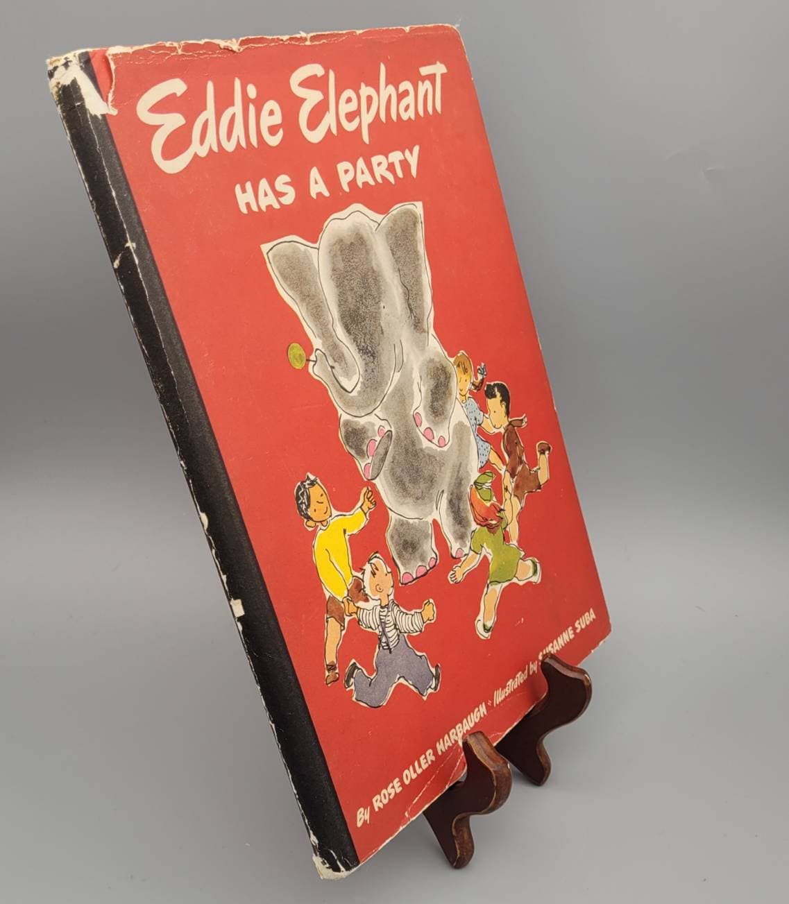 Rose Oller Harbaugh Eddie Elephant Has A Party Rare Vintage - Etsy