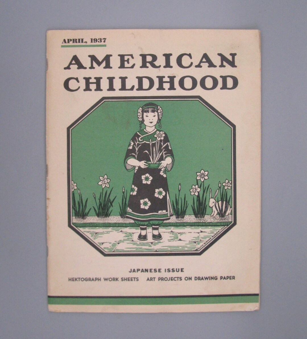 American Childhood Magazine, Japanese Issue, April, Vintage Children's ...