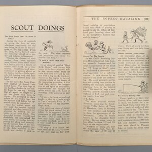 The Ropeco Magazine, August Issue, Vintage Illustrated Children's ...