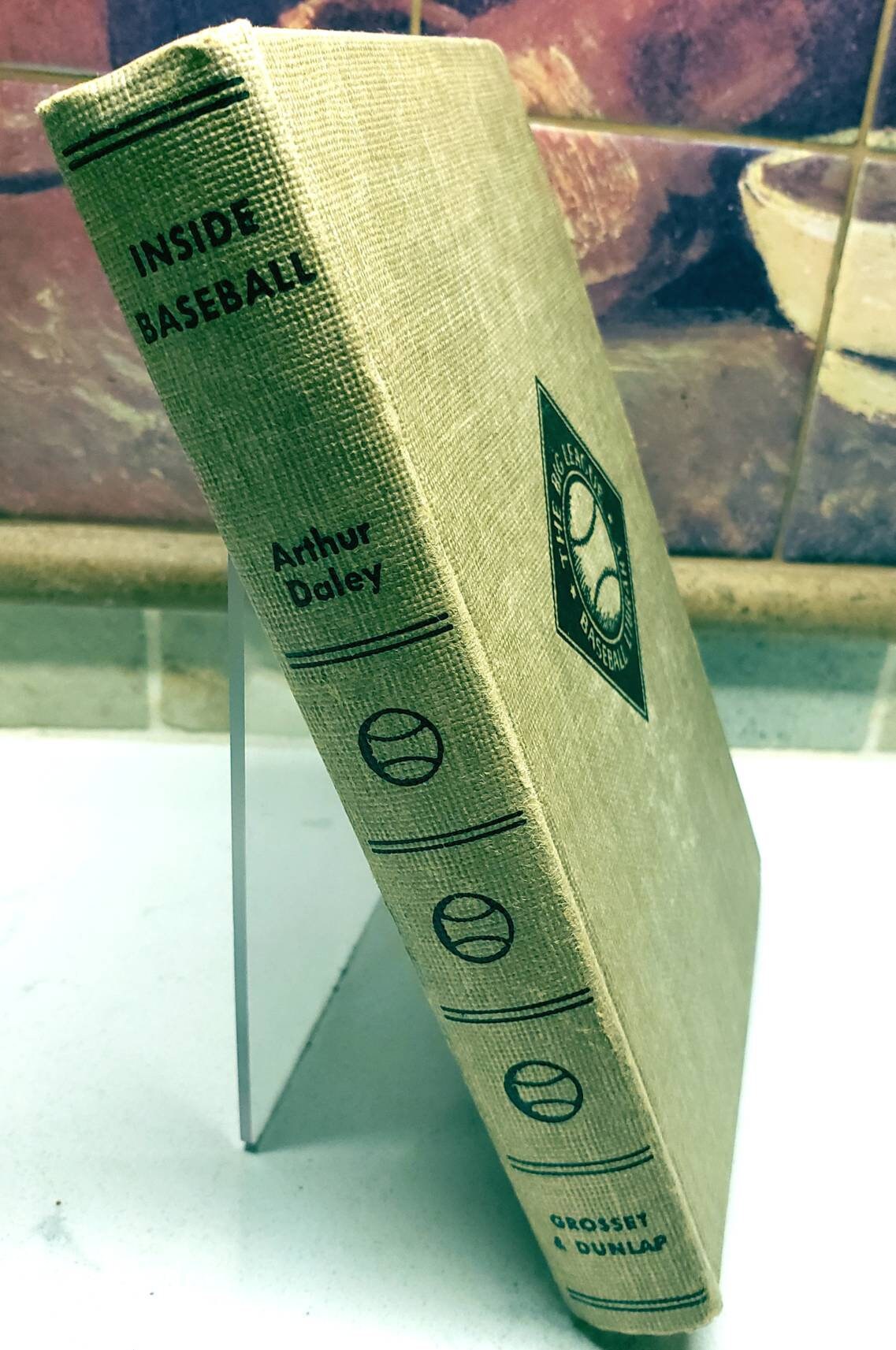 Arthur Daley, Inside Baseball, Vintage Baseball Book w/ Dust Jacket ...