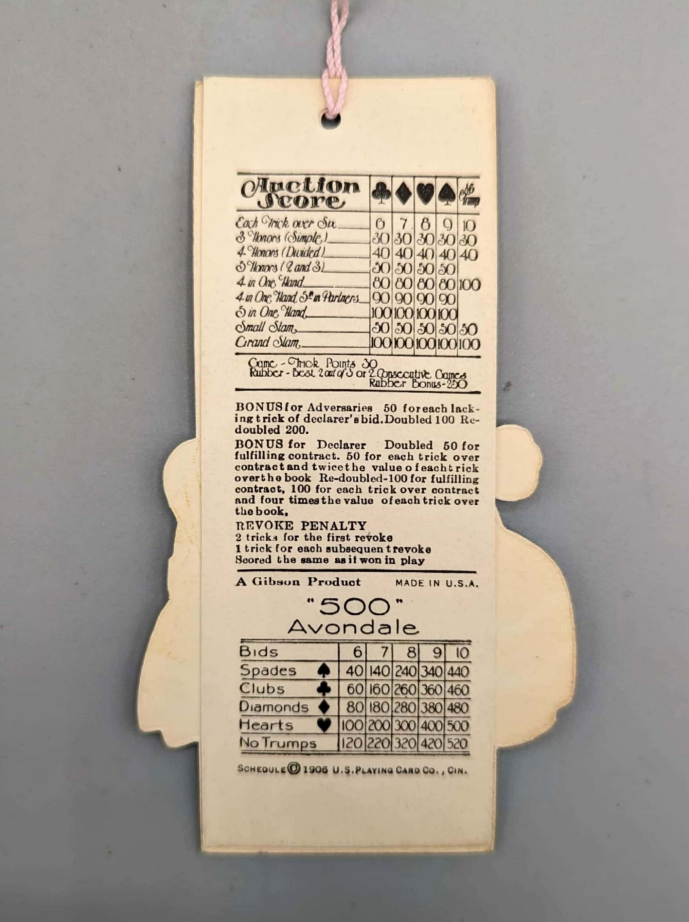 Gibson Finesse Bridge Set, Rare Vintage Art Deco Box Set W/ Four Blank ...