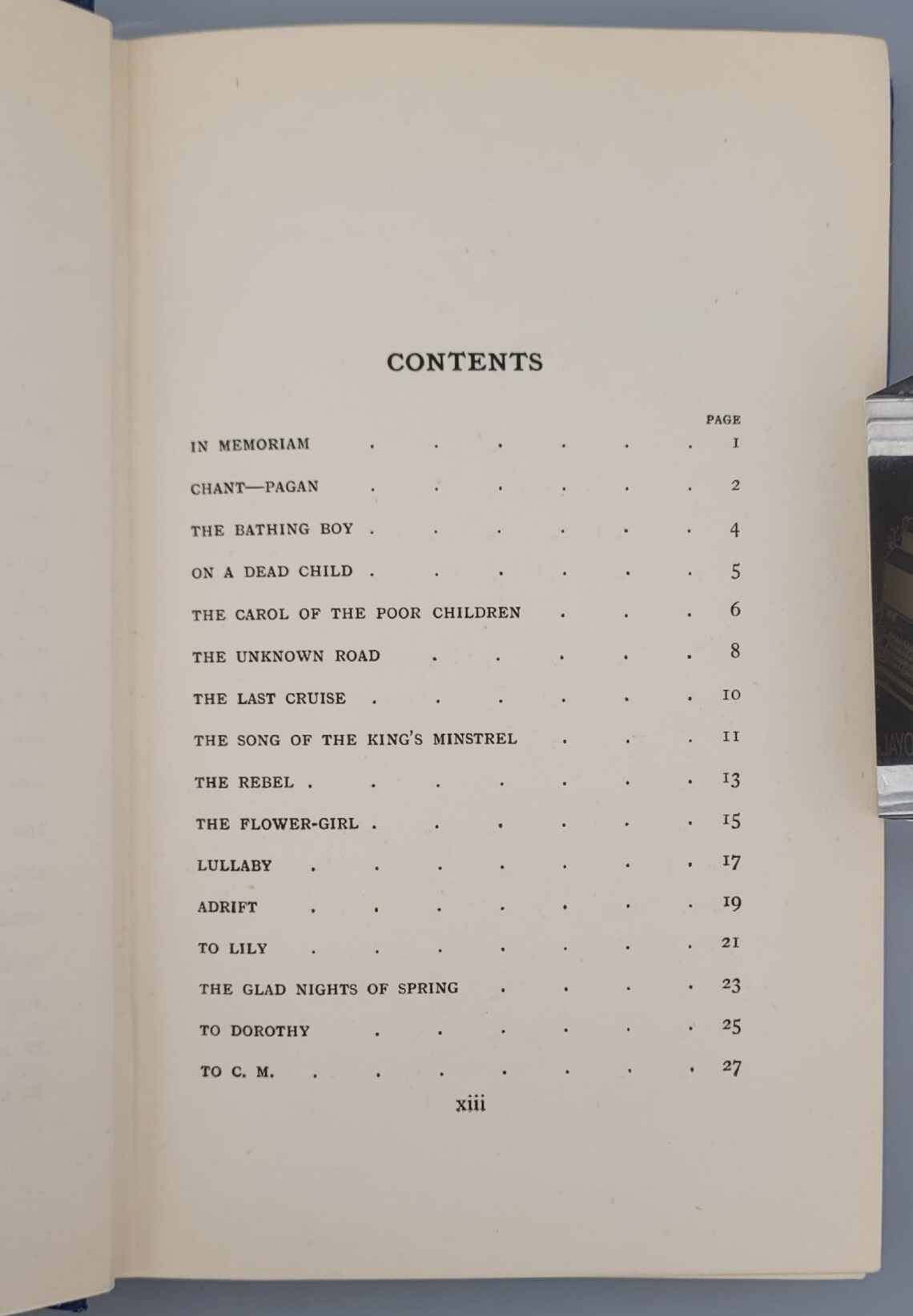 Richard Middleton, Poems & Songs, Vintage 1st Edition Book of Poetry W ...
