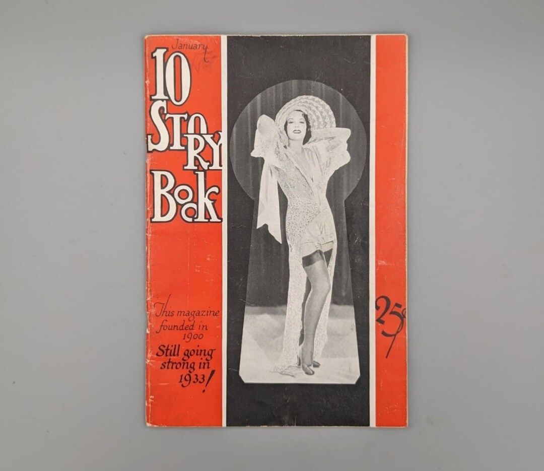 10 Story Book, Still Going Strong in 1933, Vintage Pulp/pinup Magazine ...