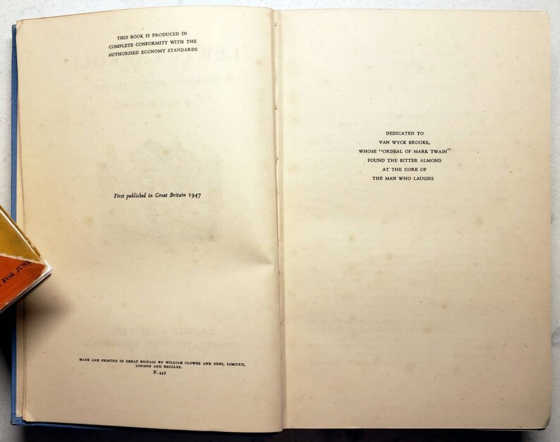 Florence Becker Lennon Lewis Carroll: A Biography Vintage - Etsy