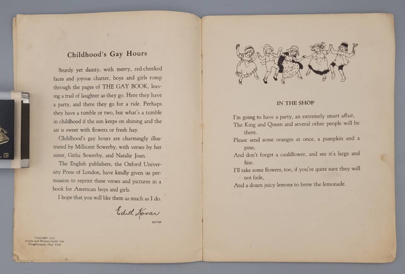 Githa & Millicent Sowerby, the Gay Book, Vintage Softcover Illustrated ...