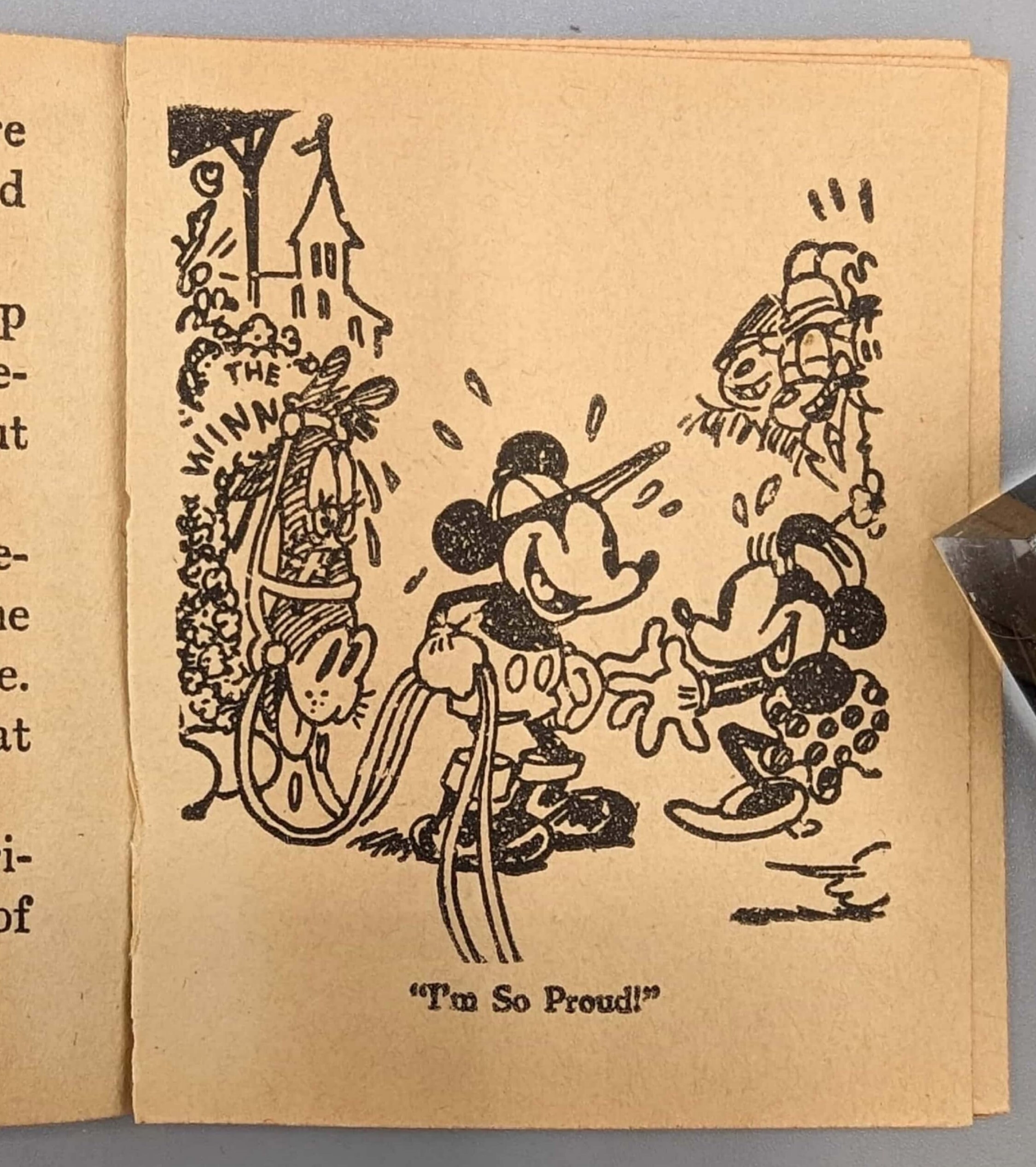 Walt Disney, Mickey Mouse Wins the Race!, Vintage Illustrated Softcover ...