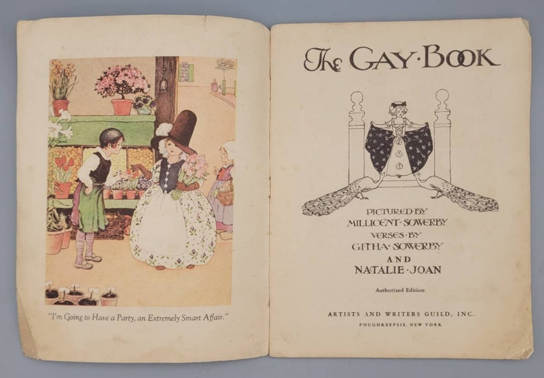Githa & Millicent Sowerby the Gay Book Vintage Softcover - Etsy