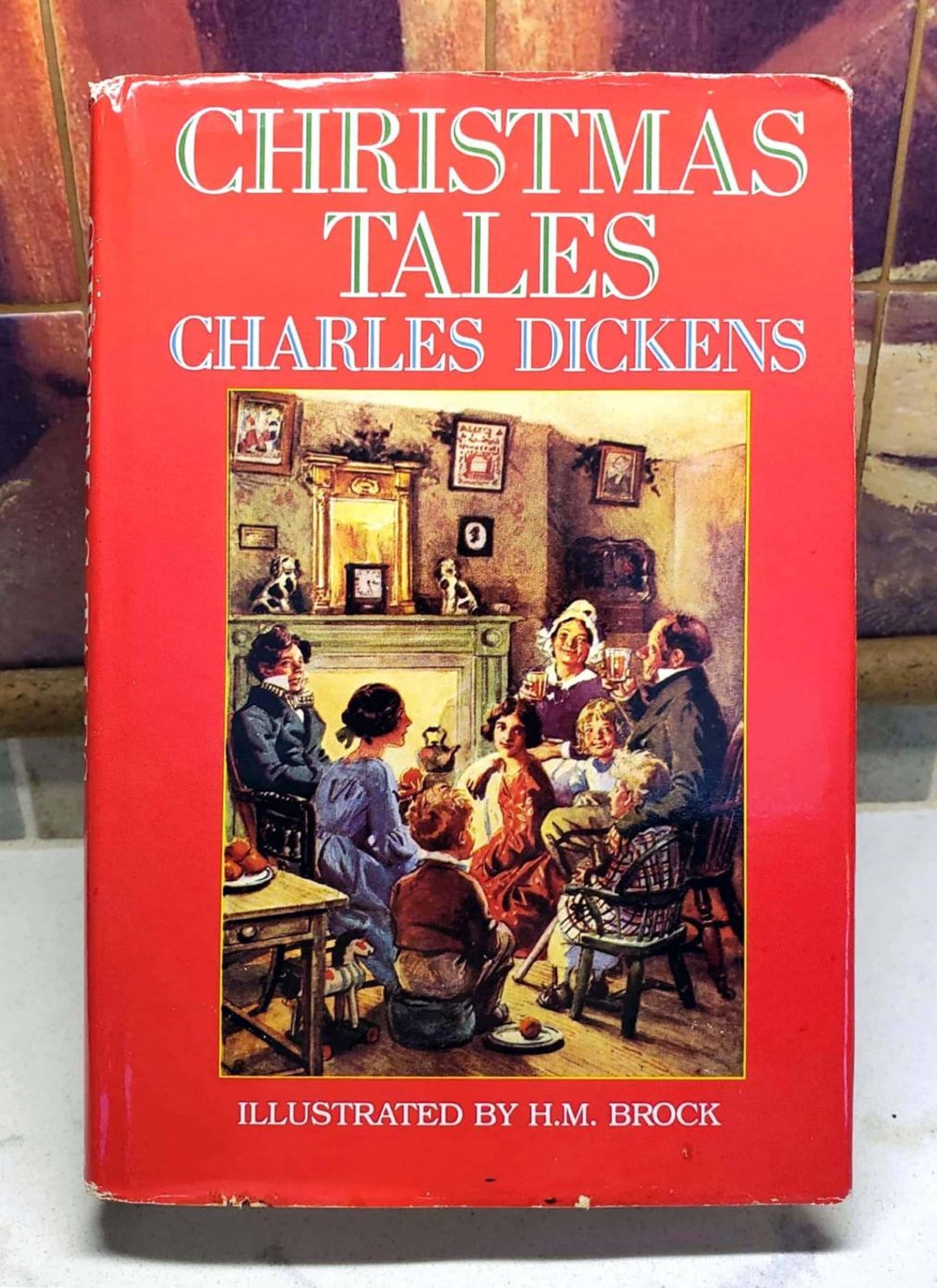 Charles Dickens Christmas Tales Vintage Book W Dust Jacket 1990 Etsy