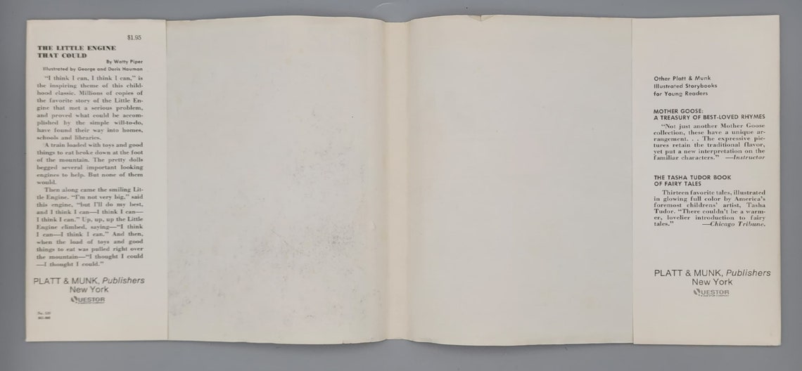 Watty Piper, the Little Engine That Could, Vintage Illustrated Children ...