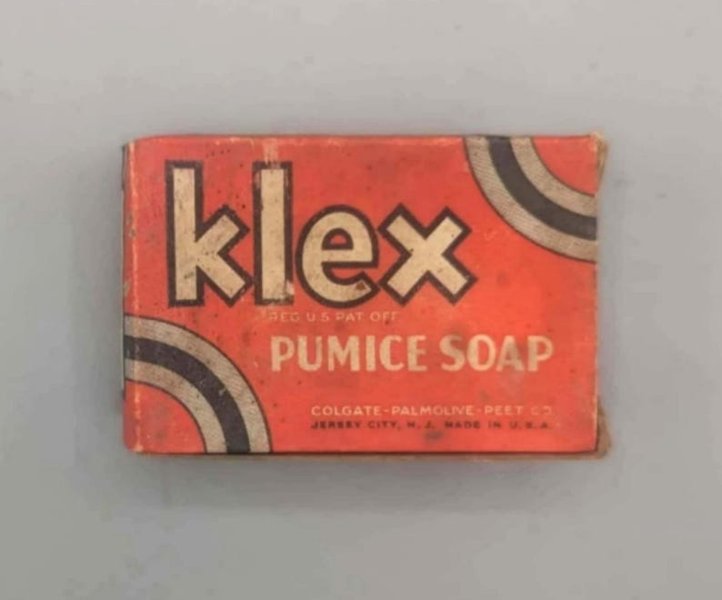 Colgate-palmolive-peet, Klex Pumice Soap, Vintage Bar of Soap in ...