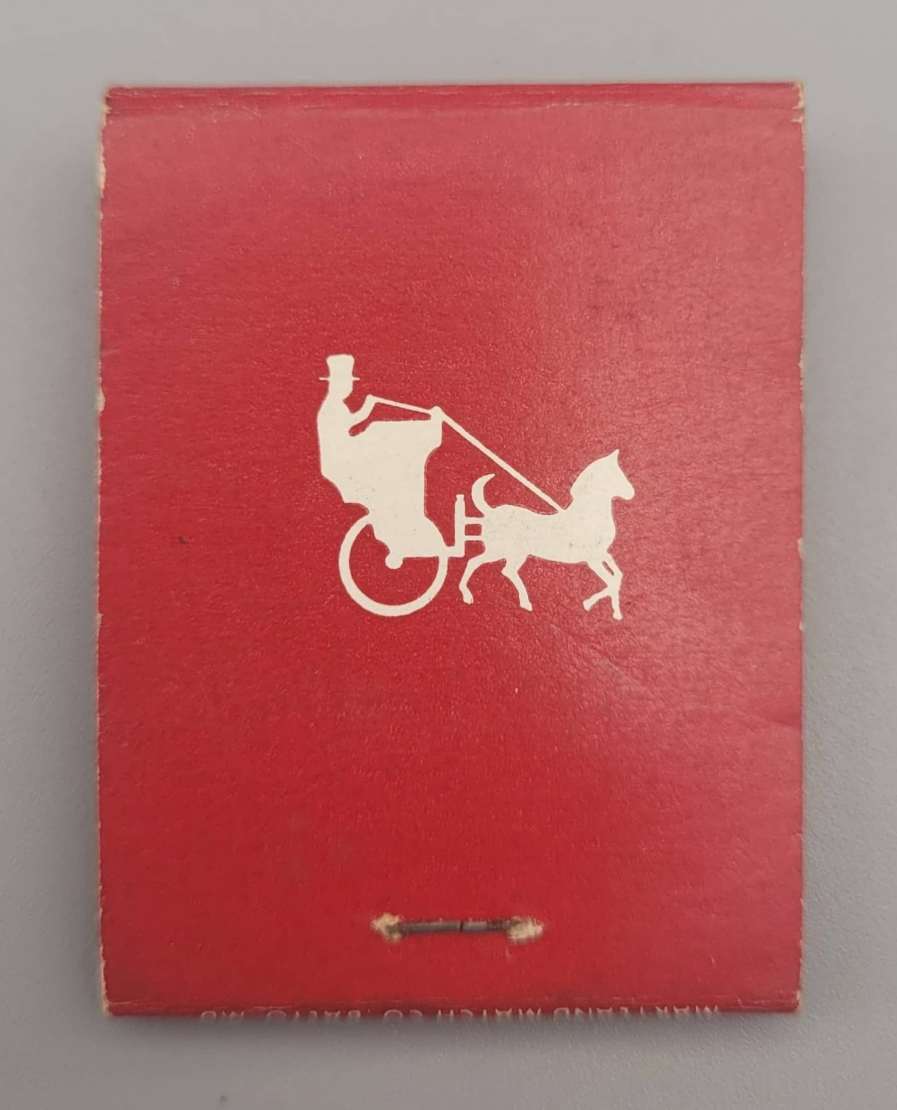 Vintage Full & Unstruck Front Strike Matchbook the Westwood Restaurant ...