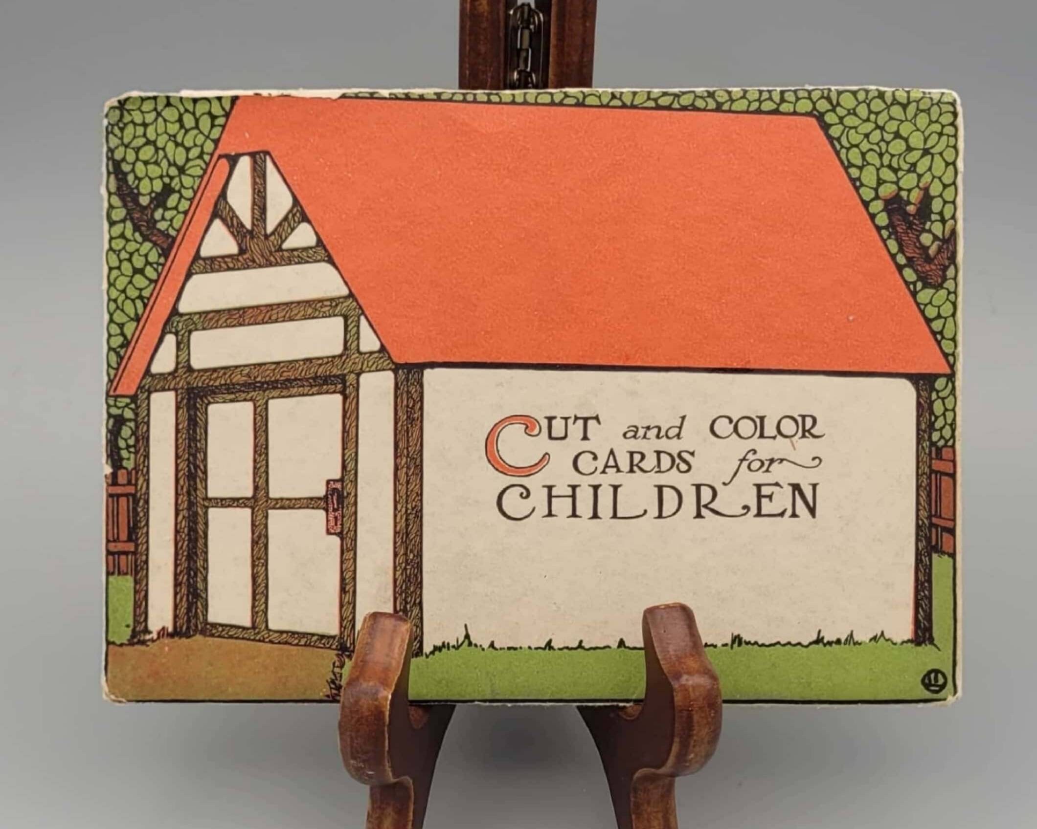 Rust Craft Company, Cut & Color Cards for Children, Vintage Set of ...