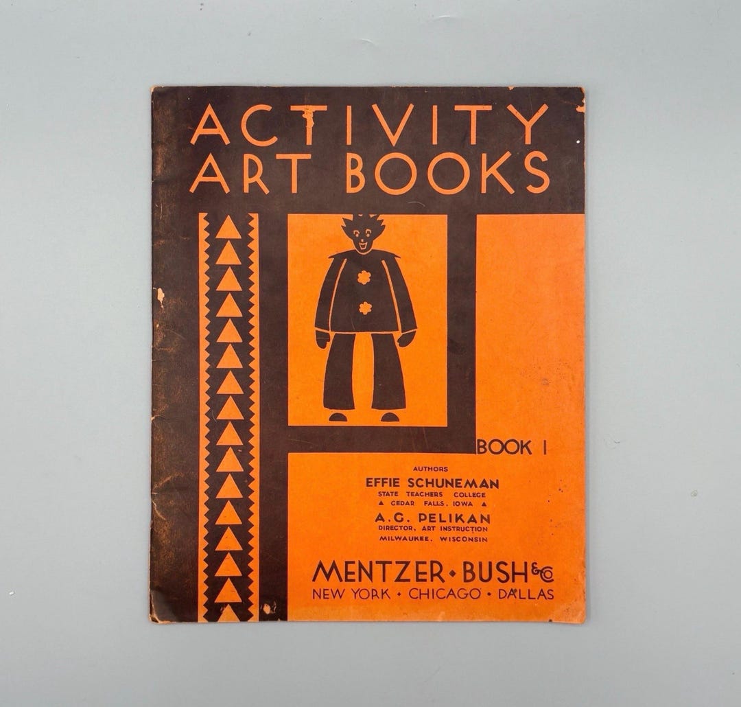 Effie Schuneman/a.g. Pelikan, Activity Art Books: Book No. 1, Mentzer ...