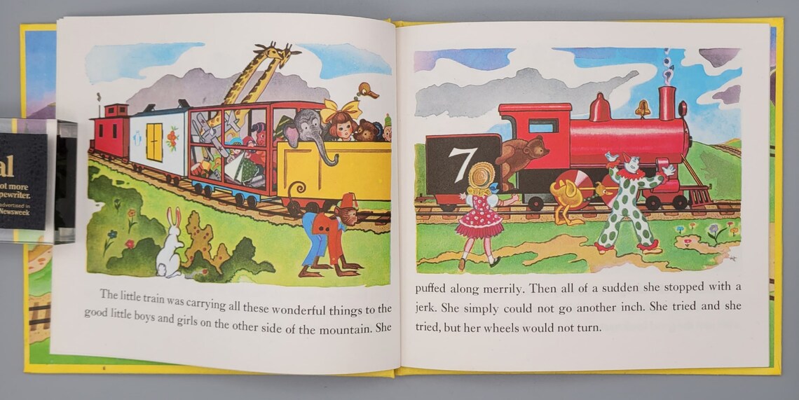 Watty Piper, the Little Engine That Could, Vintage Illustrated Children ...