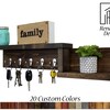 Frazier Farmhouse Coat Rack 20 Stain Colors Coat Hooks, Coat Rack ...