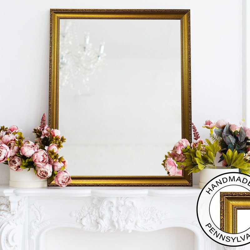 Antique Gold Mirrors - Etsy