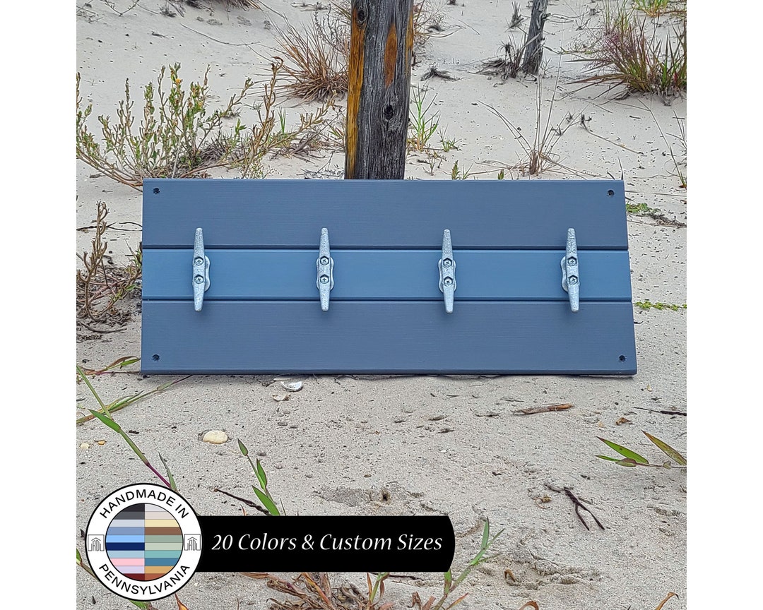 Cape May Boat Cleat Clothing Rack, Nautical & Rustic Coat, Hat or Towel ...