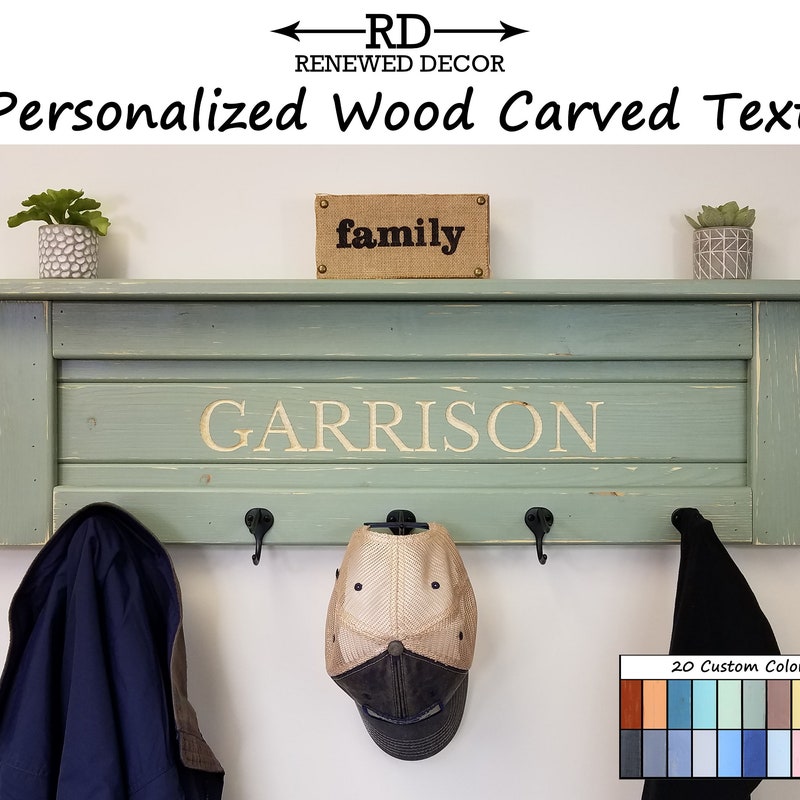 Personalized Coat Hooks - Etsy