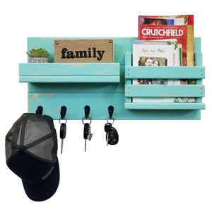 Organize in Style With Our Classic Farmhouse Wall Organizer - Rustic ...