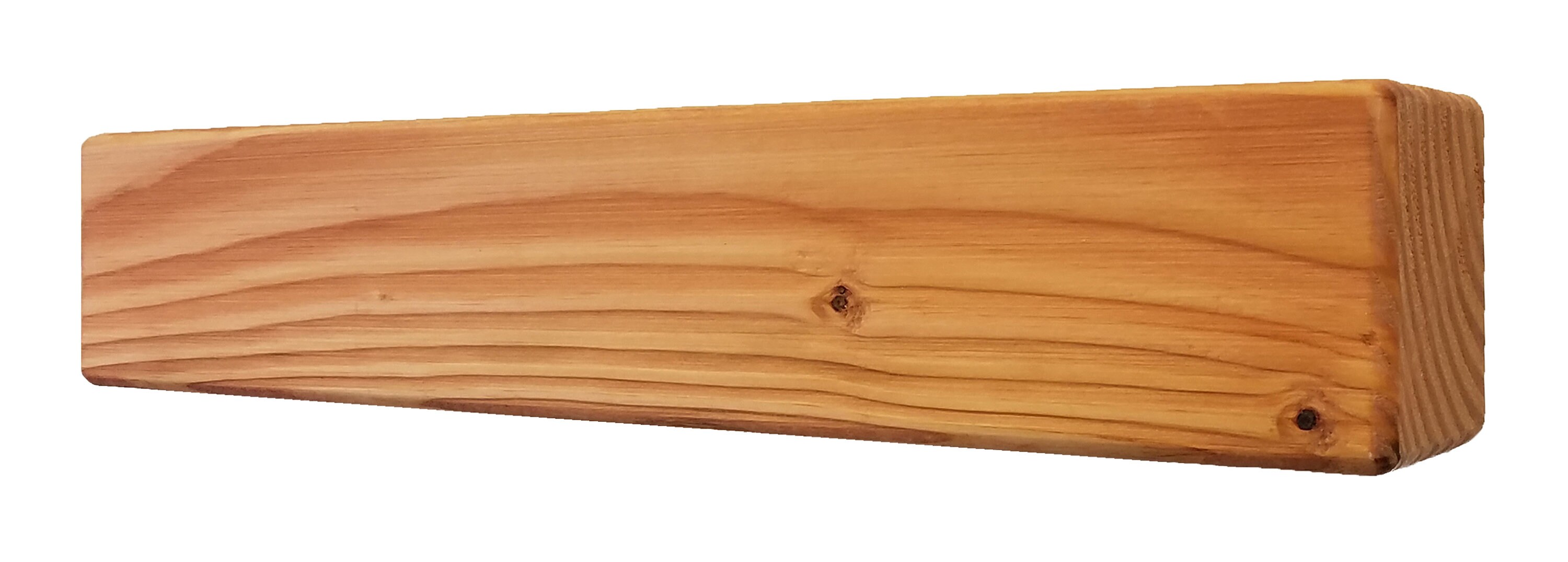 Square Beam Solid Wood Floating Shelf 20 Stain Colors | Etsy