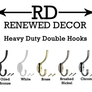 Frazier Farmhouse Coat Rack 20 Stain Colors Coat Hooks, Coat Rack ...