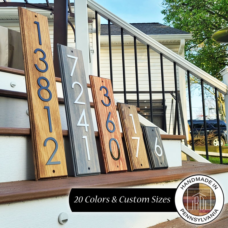 House Number Sign - Etsy