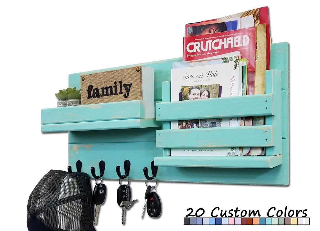 Organize in Style With Our Classic Farmhouse Wall Organizer - Rustic ...