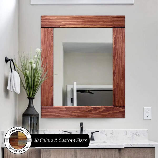 Rustic Vanity Mirror - Etsy