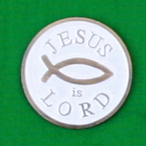 3 Metal - Jesus is Lord Golf Ball Markers - Etsy