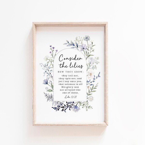 Bible Verse Wall Art - Etsy