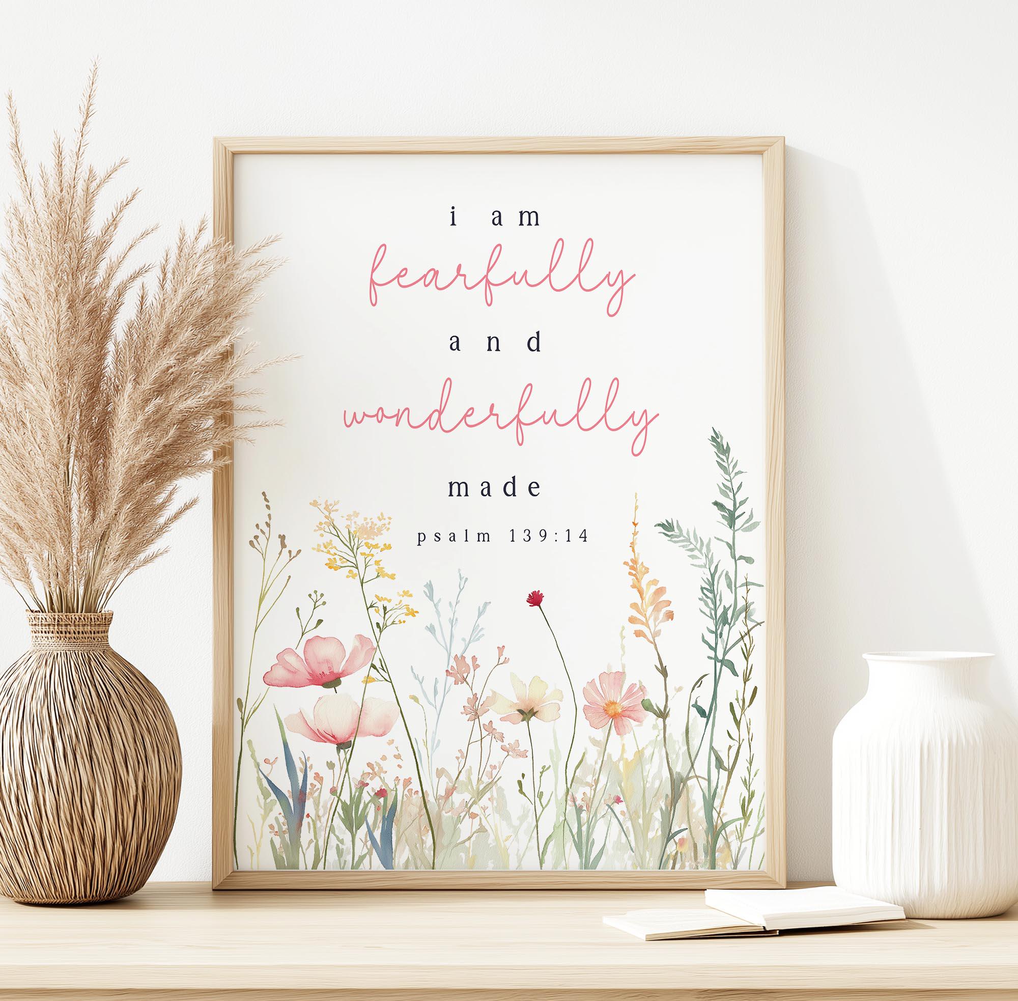 Fearfully And Wonderfully Made Decor