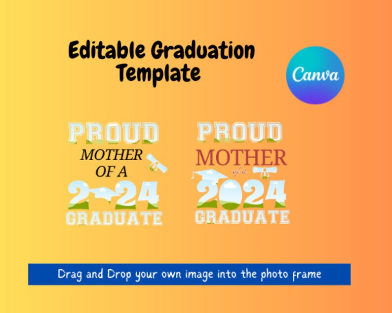 Editable 2024 Graduation Template Shirt Design PNG for Shirts ...