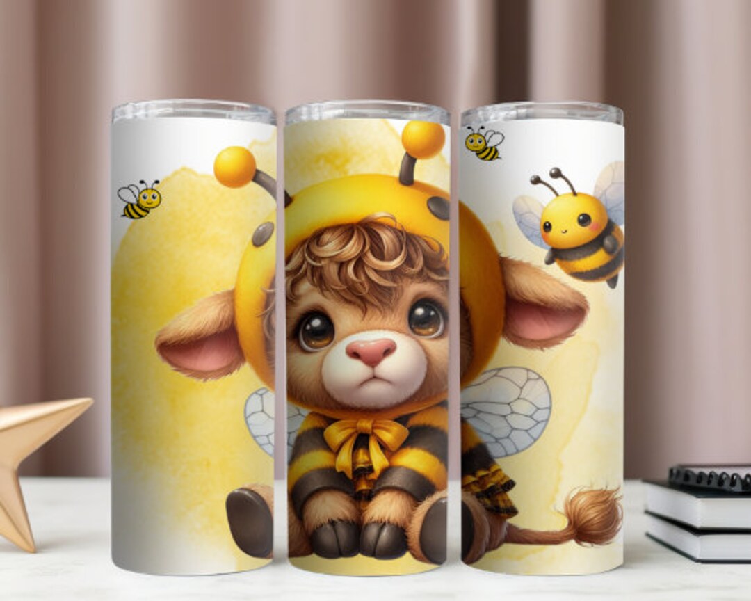 Watercolor Ladybug Highland Cow Clipart, Highland Cow PNG, Ladybug Png ...