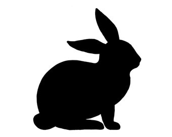 Rabbit Stencil | Etsy