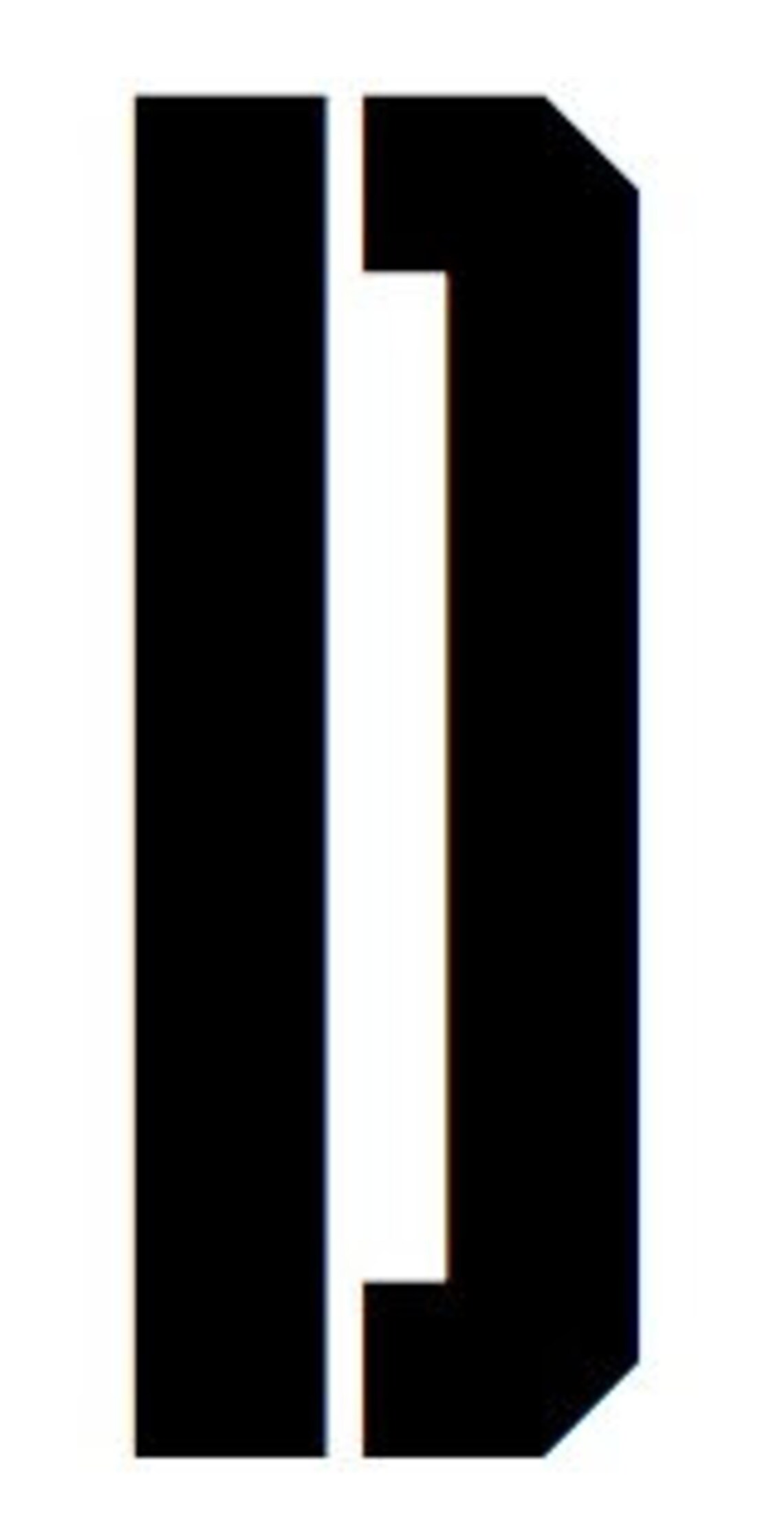 Pack of 3 Army Block Font Letter Stencils Made From 4 Ply Mat Board ...