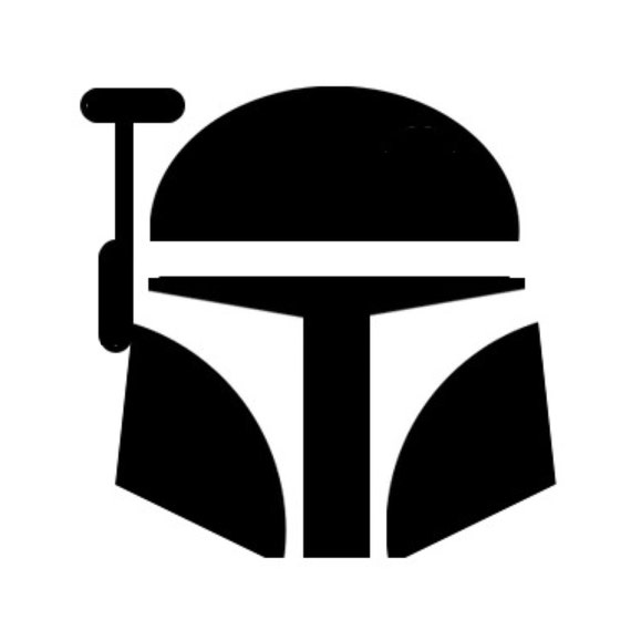 Boba Fett Symbol Stencil