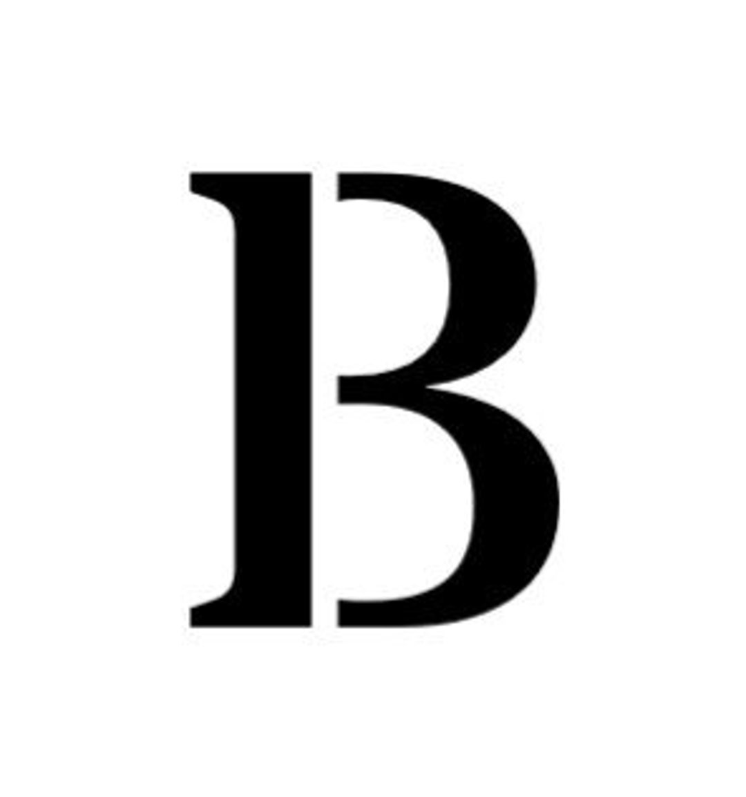 Letter B Stencil Made From 4 Ply Mat Board-stardos Font - Etsy