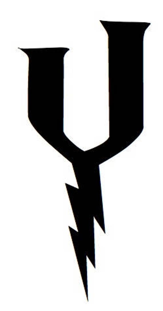 Letter Y Stencil Made From 4 Ply Mat Board-wizard Font | Etsy