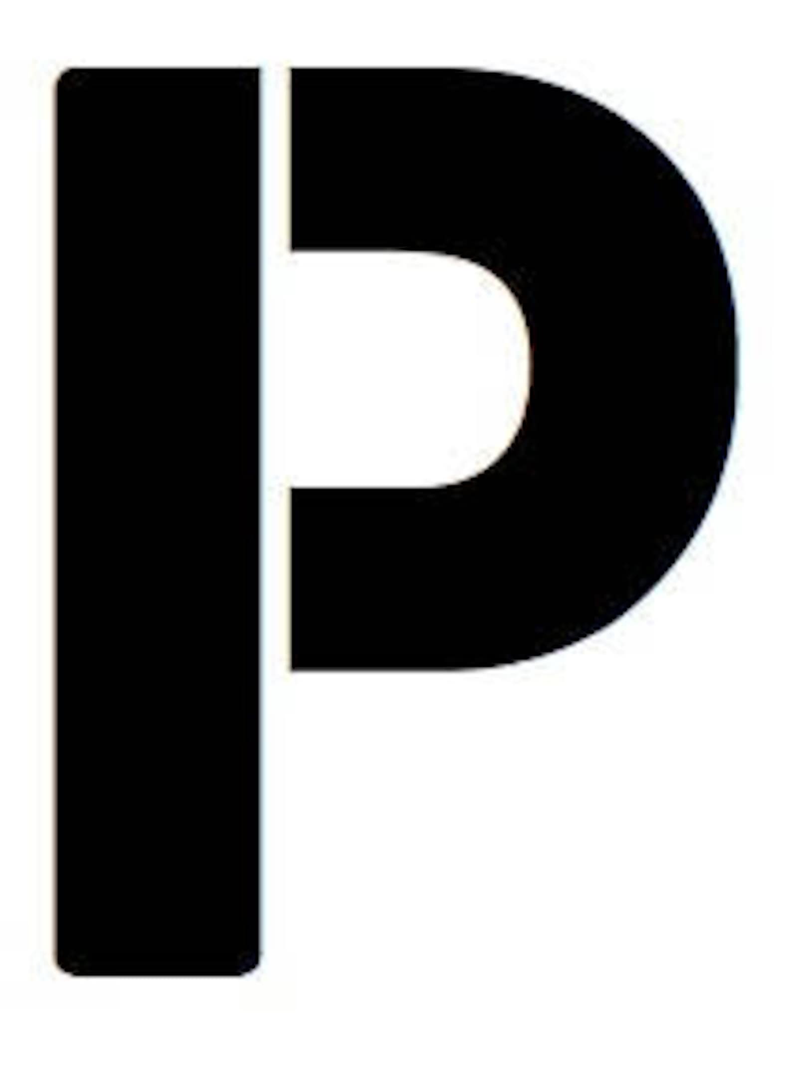 Letter P Stencil Made From 4 Ply Mat Board - Etsy